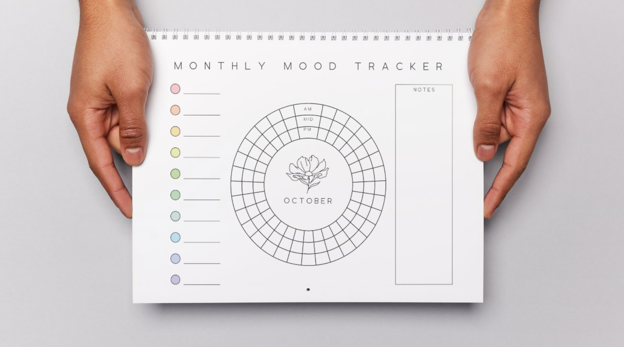 Free Printable Monthly Mood Tracker Calendar